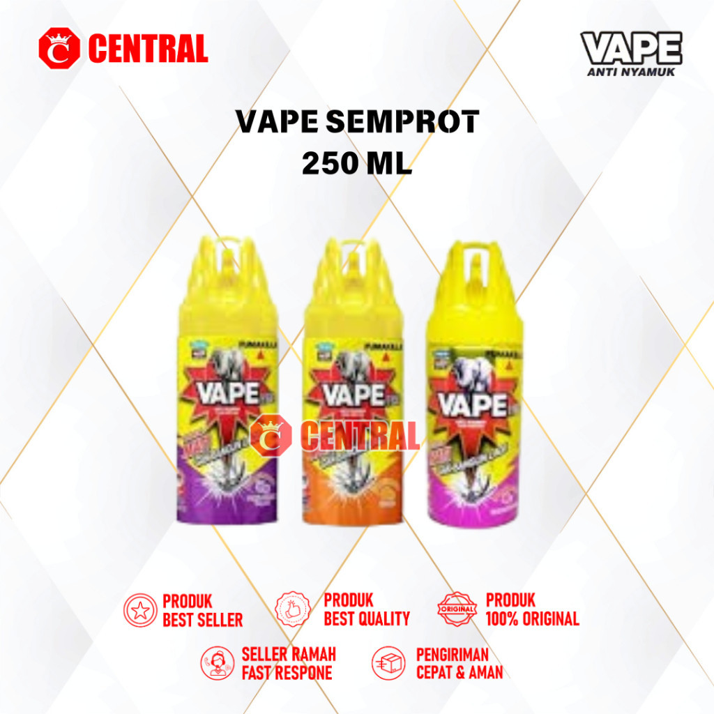 Jual VAPE OBAT NYAMUK SEMPROT 240ml varian random | Shopee Indonesia