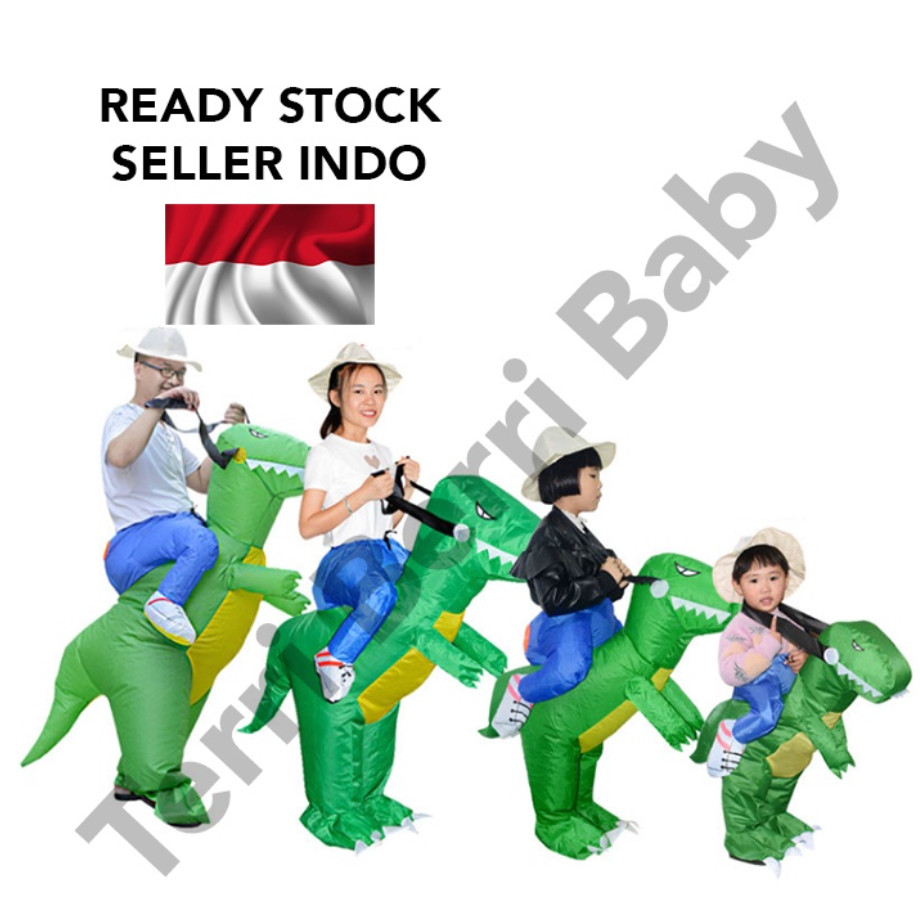 Jual COSPLAY DINOSAURUS KOSTUM COSTUMES BAJU BADUT DINO TIREK TIREX ...