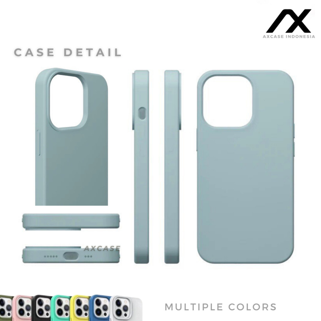 Jual Premium Silicone Non Logo (Polos) Casing / Case iPhone 13 14 15 16 ...