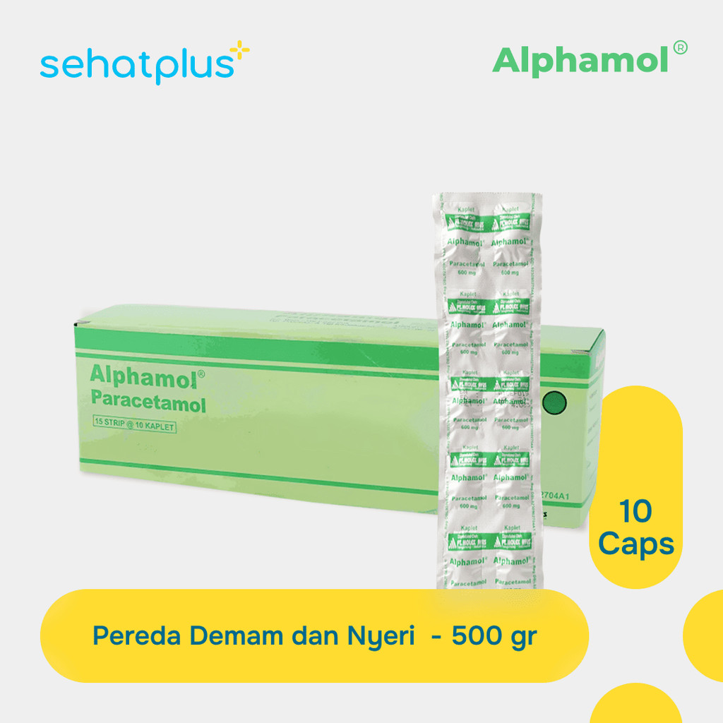 Jual ALPHAMOL 500 MG KAPLET 1 STR @ 10 TAB | Shopee Indonesia