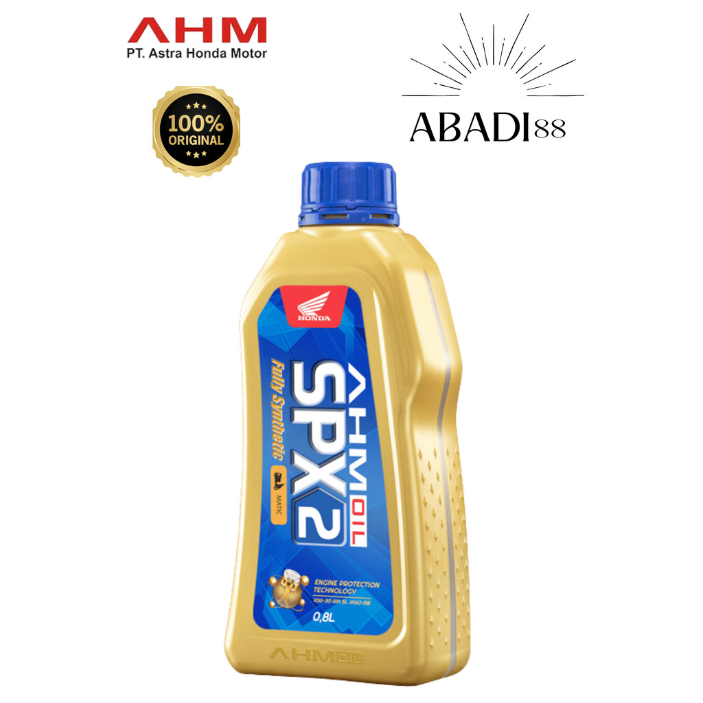 Jual Oli Spx2 Matic Ahm Original 800ml 10W-30 (800 ML) | Shopee Indonesia
