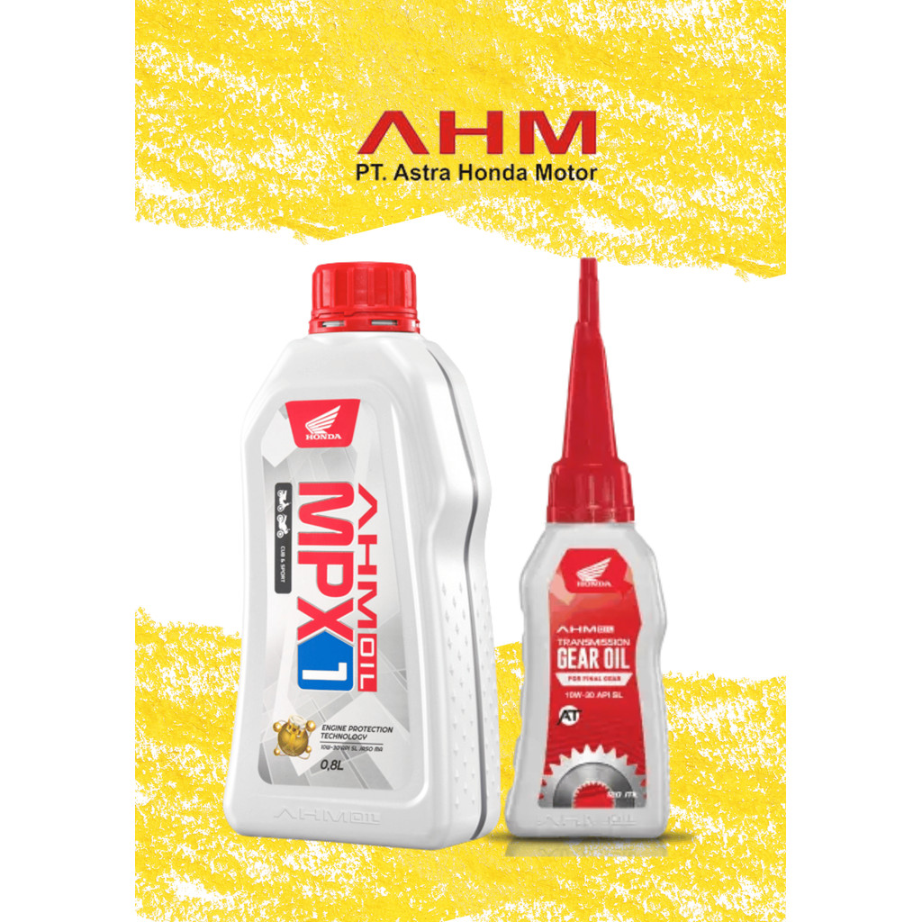 Jual Special Package AHM Matic MPX1 800ml & Gear 120ml Paket Spesial ...