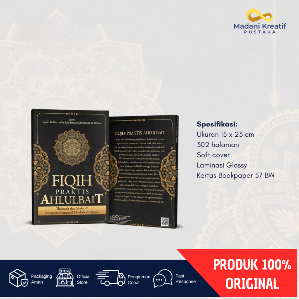 Jual BUKU FIQIH PRAKTIS AHLULBAIT THAHARAH SHOLAT & PENGANTAR MENGENAL MAZHAB ZAIDIYYAH - MADANI ...