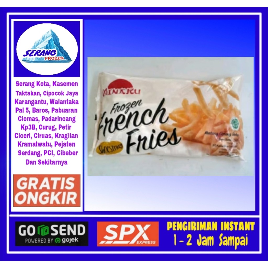 Jual Kentang Minaku shoestring 500g, Serang Frozen | Shopee Indonesia