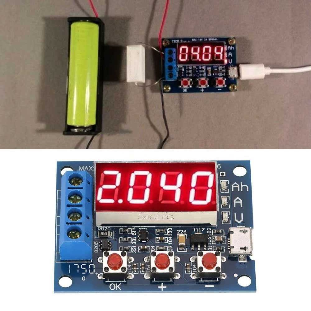 Jual Battery Capacity Meter Discharge Tester 1.5v-12v for 18650 - HW ...