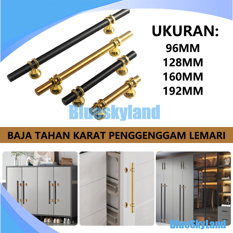 Jual Handle Lemari Handle Emas Hitam Gold Black Tarikan Laci Minimalis ...