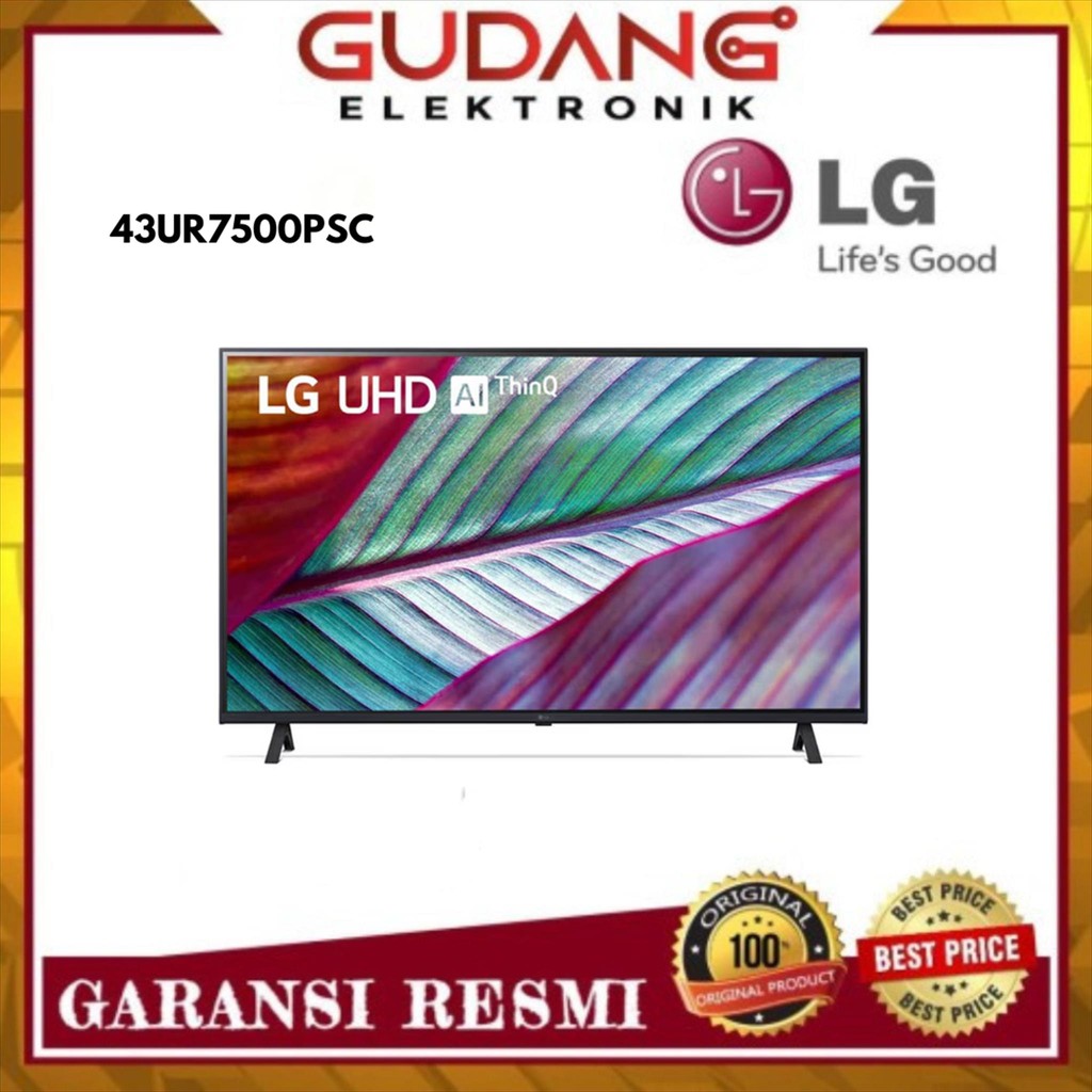 Jual LED SMART TV LG 43UR7500 PSC LED 43 INCH 4K UHD LG 43 UR 7500 PSC | Shopee Indonesia