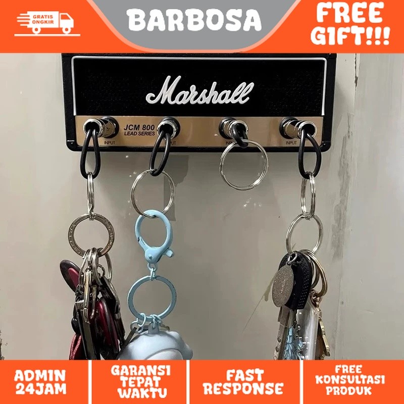 Jual Keychain Rak Gantungan kunci model amplifier Keys Storage Guitar ...