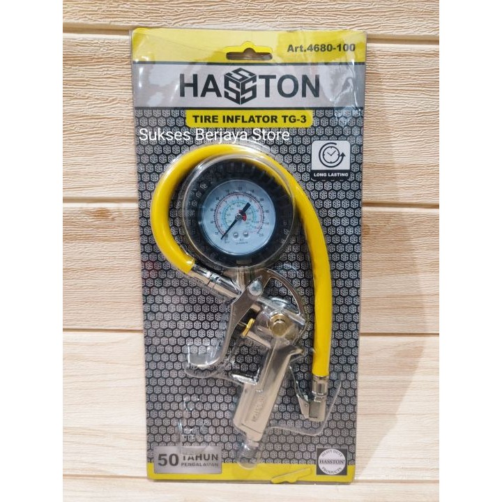 Jual [COD] Alat Pengisi Angin Ukur Tekanan Ban TG3 HASSTON PROHEX 4680 ...