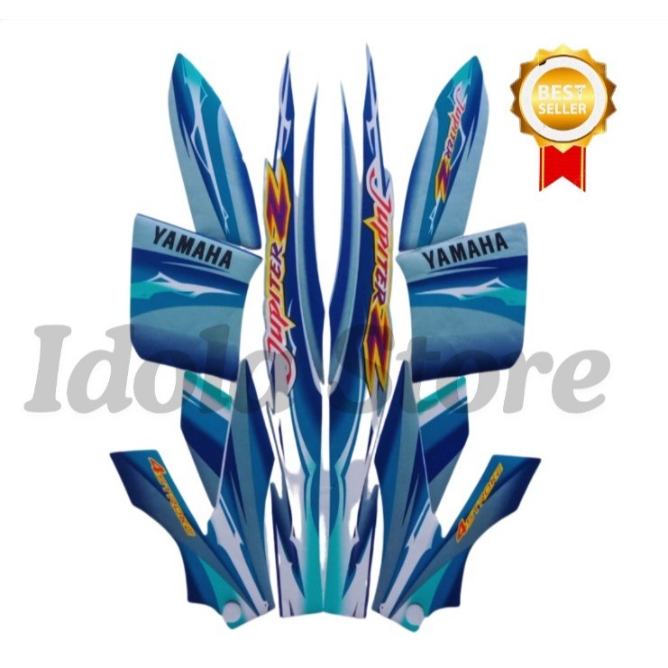 Jual Stiker Striping Standar Yamaha Jupiter Z 2004 Biru Full List ...