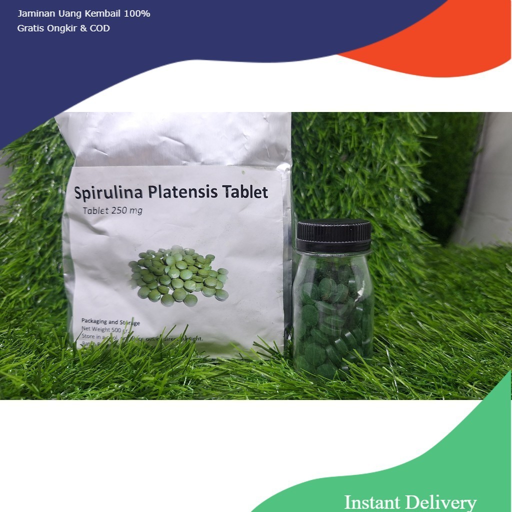 Jual Spirulina Tablet Pakan Ikan Original Organik Food Grade Repack ...