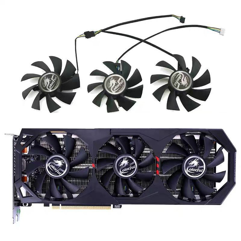 Jual 85MM 75MM New 4Pin iGame RTX2070 SUPER RTX2060 Cooling Fan For ...