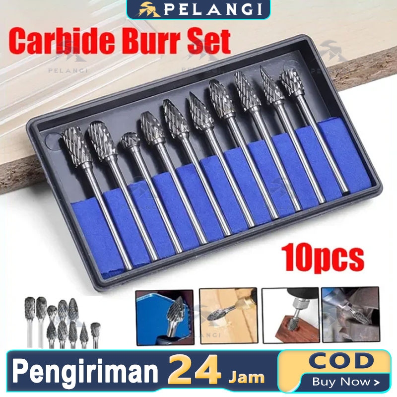 Jual Mata Bor Tuner Porting 1 Set Lengkap Isi 10 PCS Cuner Porter ...