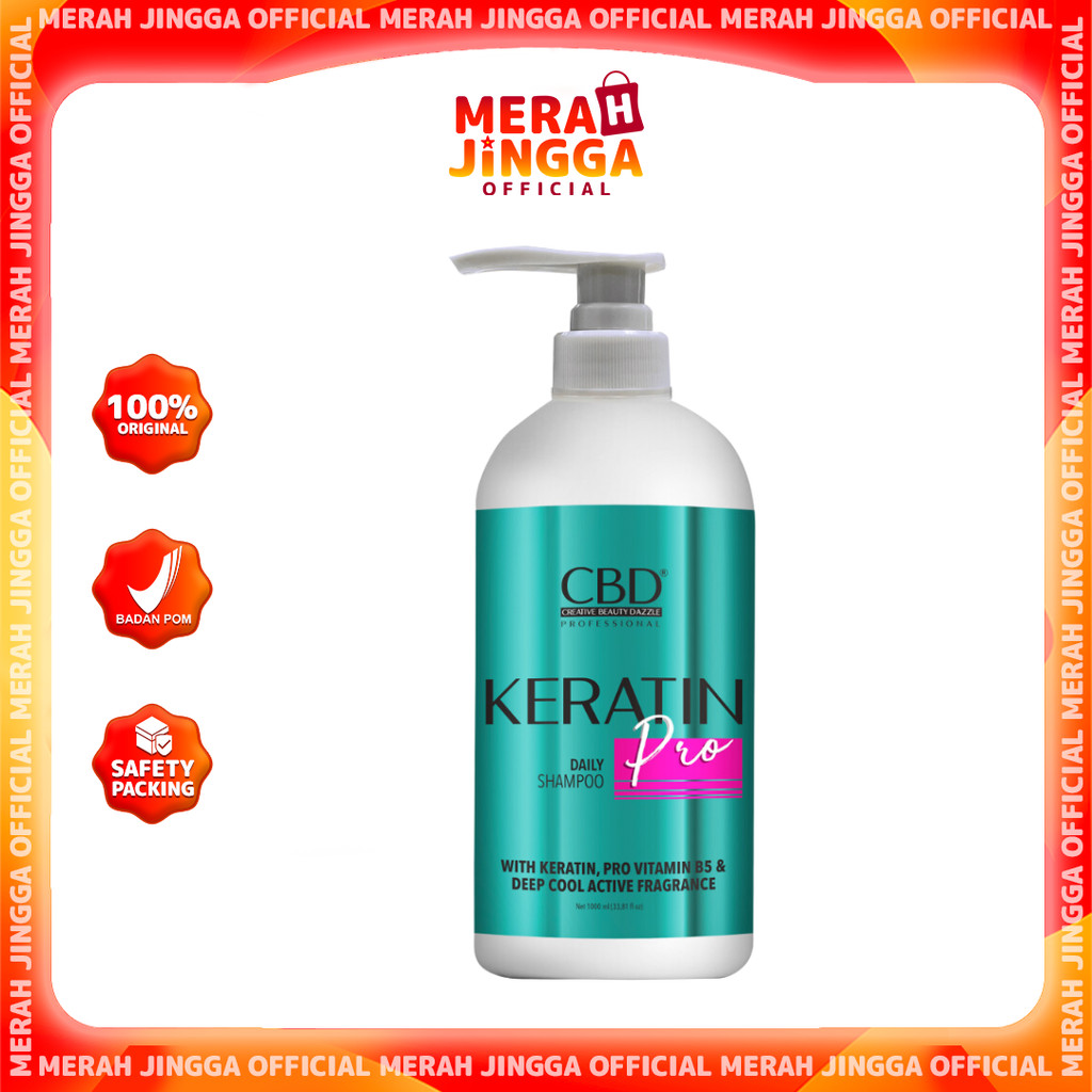 Jual CBD Professional Keratin Pro Daily Shampoo - 1000ml - 250ml ...