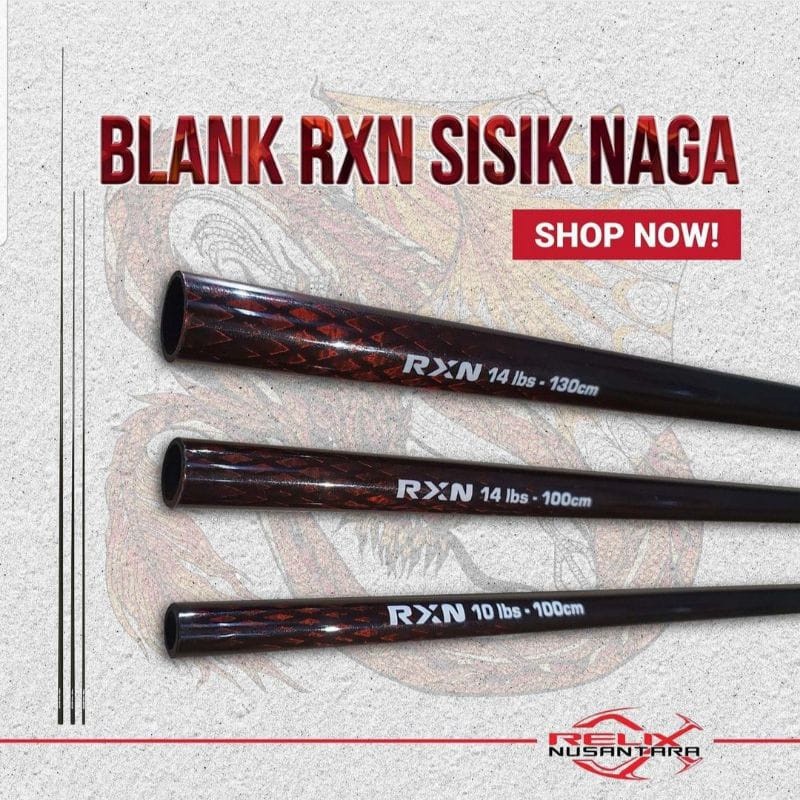 Jual Blank Joran Pancing SISIK NAGA RELIX NUSANTARA Carbon Hollow Bleng Blenk Karbon Hollow ...