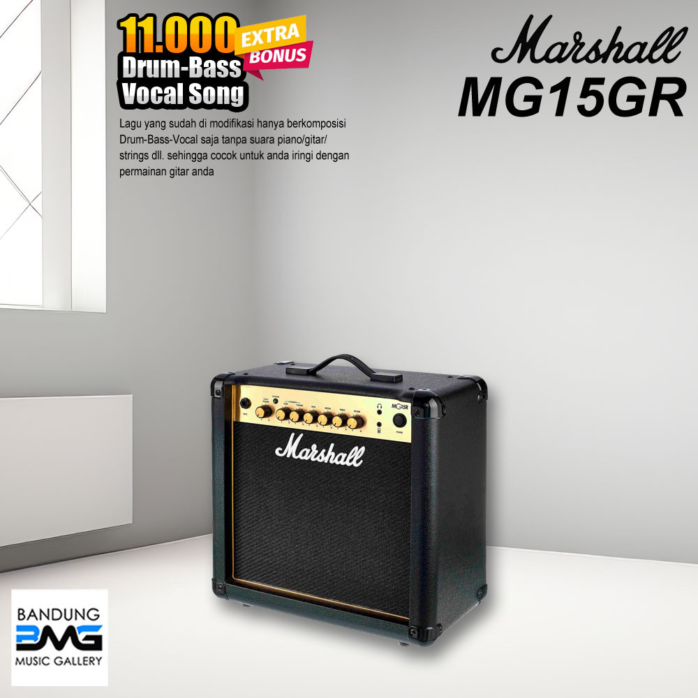Jual Marshall MG15GR Electric Guitar Amplifier / MG 15GR / MG 15 GR Ampli Gitar Elektrik ...