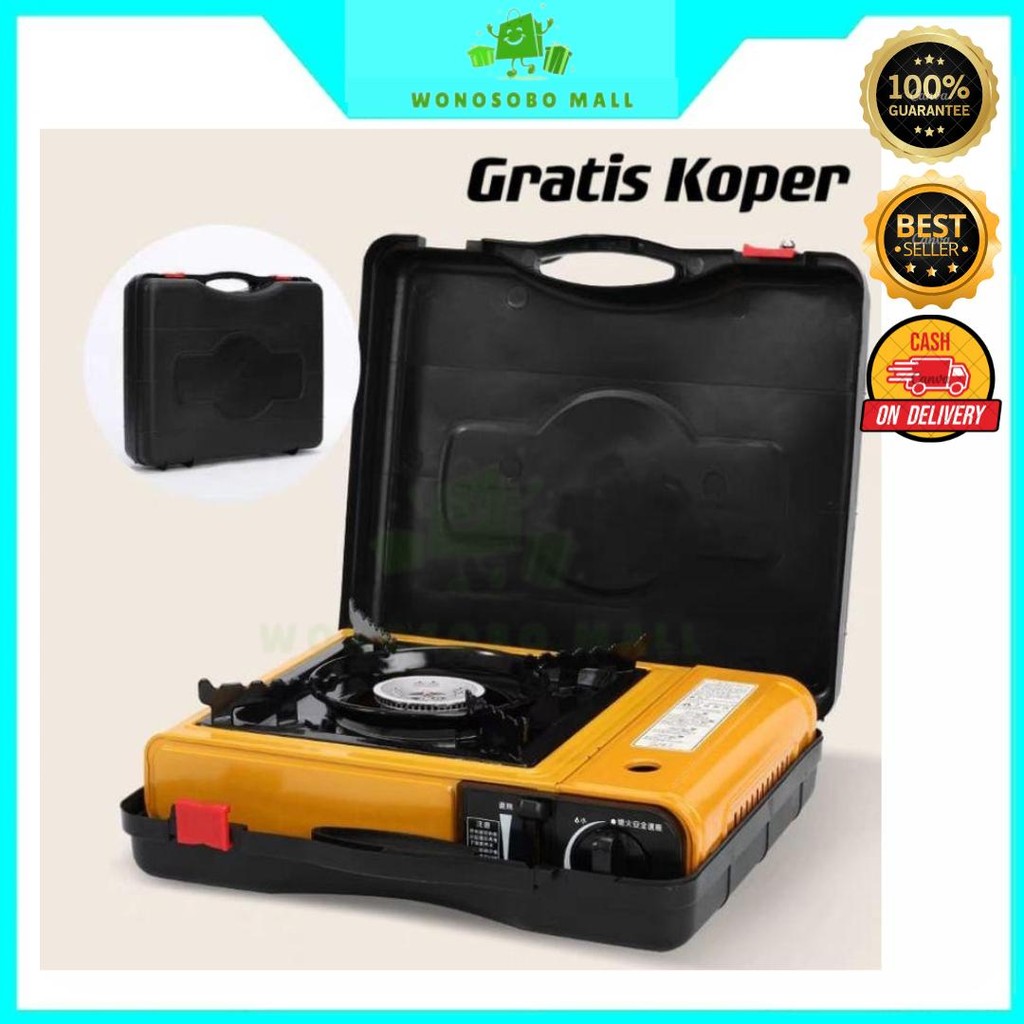 Jual Kompor Gas Portable 2 In 1 / Kompor Portable / Tungku Gas WM ...