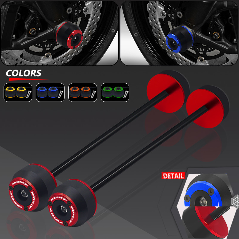 Jual NEW R7 Front & Rear Axle Fork Crash Sliders Cap For YZF-R7 r7 2021 ...