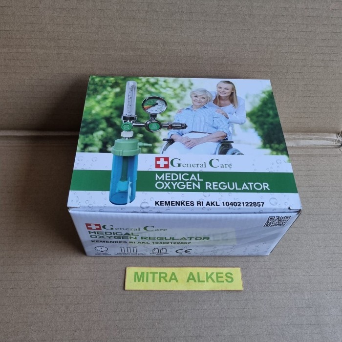 Jual Regulator Oksigen General Care. Medical Oxygen Regulator GC ...