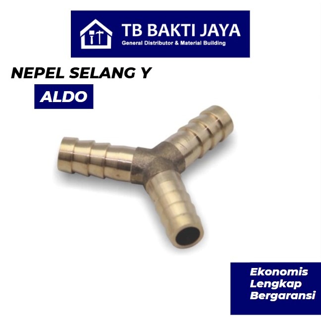 Jual NEPEL SELANG "Y" / HOSE NEPEL / SELANG GAS KUNINGAN / CONECTOR ...