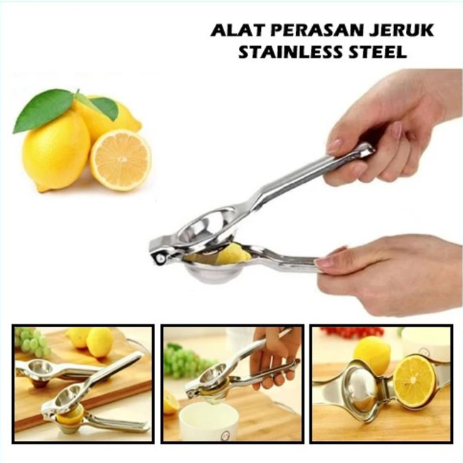 Jual FLKS Alat Peras Jeruk Stainless Steel / Lemon Juicer Orange ...