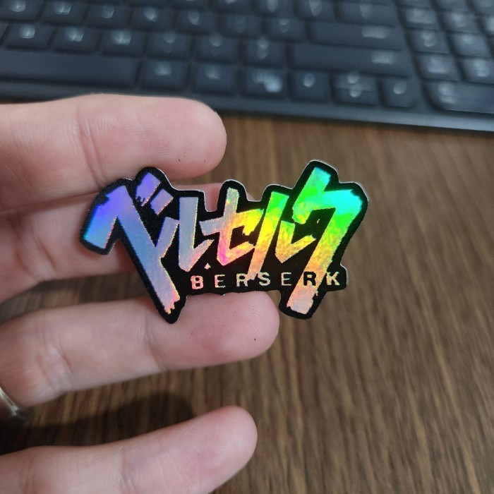 Jual Sticker Hologram Anime - PSH1911 - Berserk - logo | Shopee Indonesia