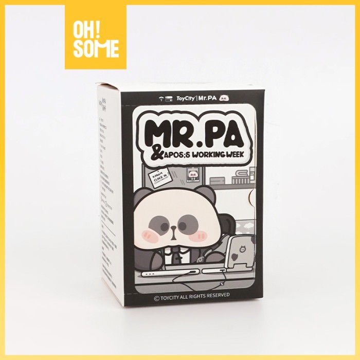 Jual OHSOME MR PA Blind Box Gacha Set Koleksi Figure Mr. PA & APOS'S Panda Seri Working Week (1/ ...