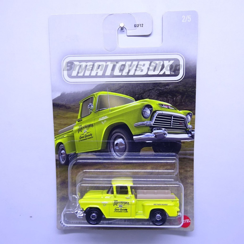 Jual Matchbox 57 GMC Stepside Kuning Mooneyes | Shopee Indonesia