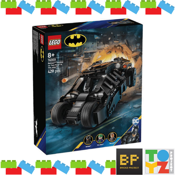 Jual Lego 76303 Batman - Batman Tumbler vs. Two-Face & The Joker ...