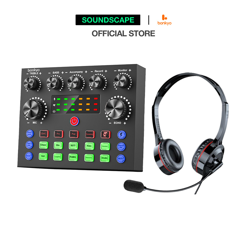Jual Soundscape bonkyo COD V8S sound card singing recording ...