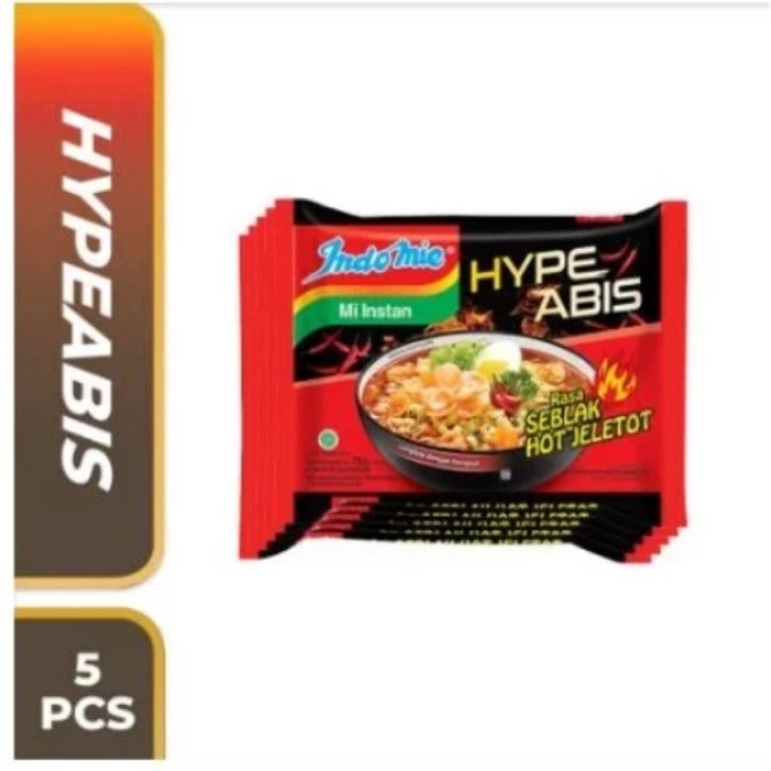 Jual Indomie Hype Abis Rasa Seblak Hot Jeletot - 5 Pcs | Shopee Indonesia