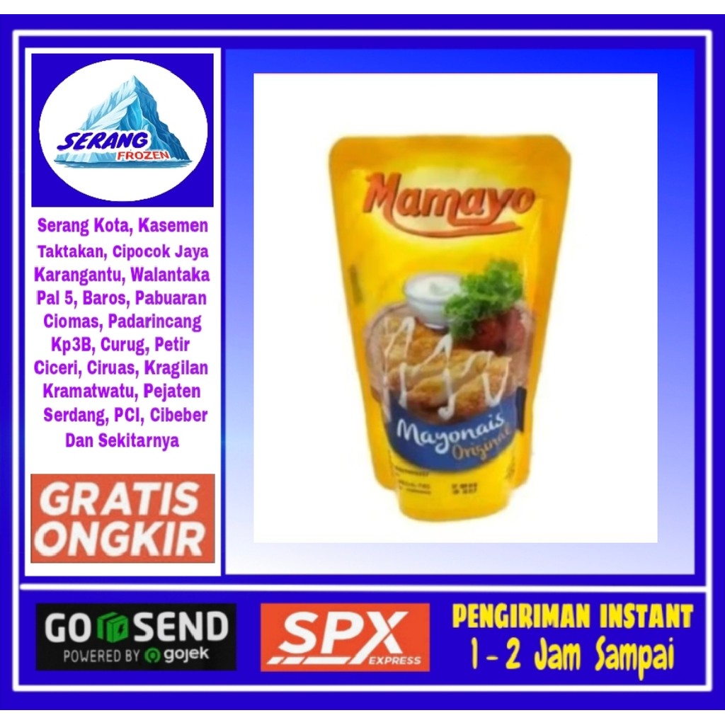 Jual Mayonaise Mamayo Original 200g, Mayonis, Frozen Serang | Shopee ...