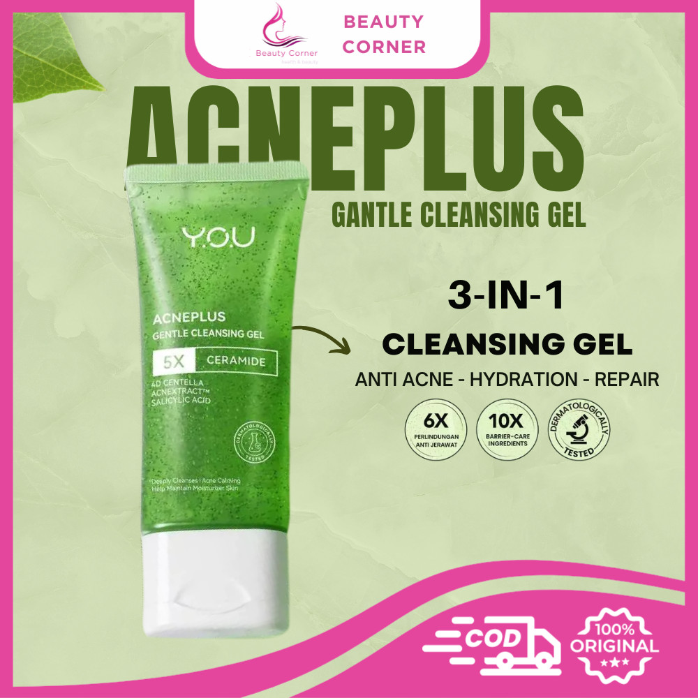 Jual YOU Acne Plus Gentle Cleansing Gel - 100ml | Shopee Indonesia