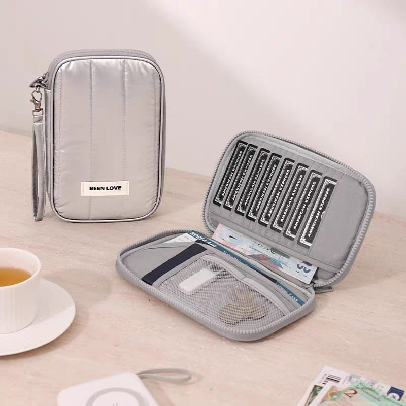 Jual Tas Penyimpanan Multifungsi Dompet Dokumen Ktp Kartu Atm Organize Travel Pouch Tiket Paspor ...