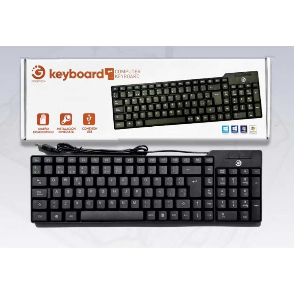 Jual TOM KEYBOARD USB Stabdart GOLDTECH / Keyboard kabel Murah untuk ...