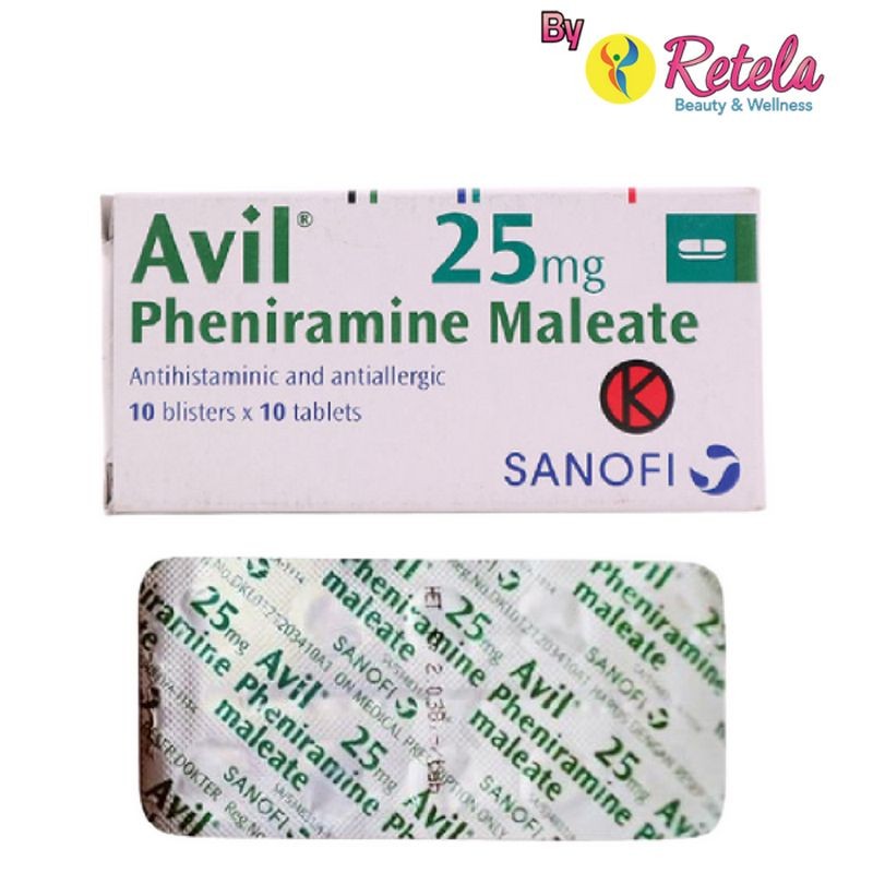 Jual AVIL 25MG 1 BLISTER 10 TABLET | Shopee Indonesia