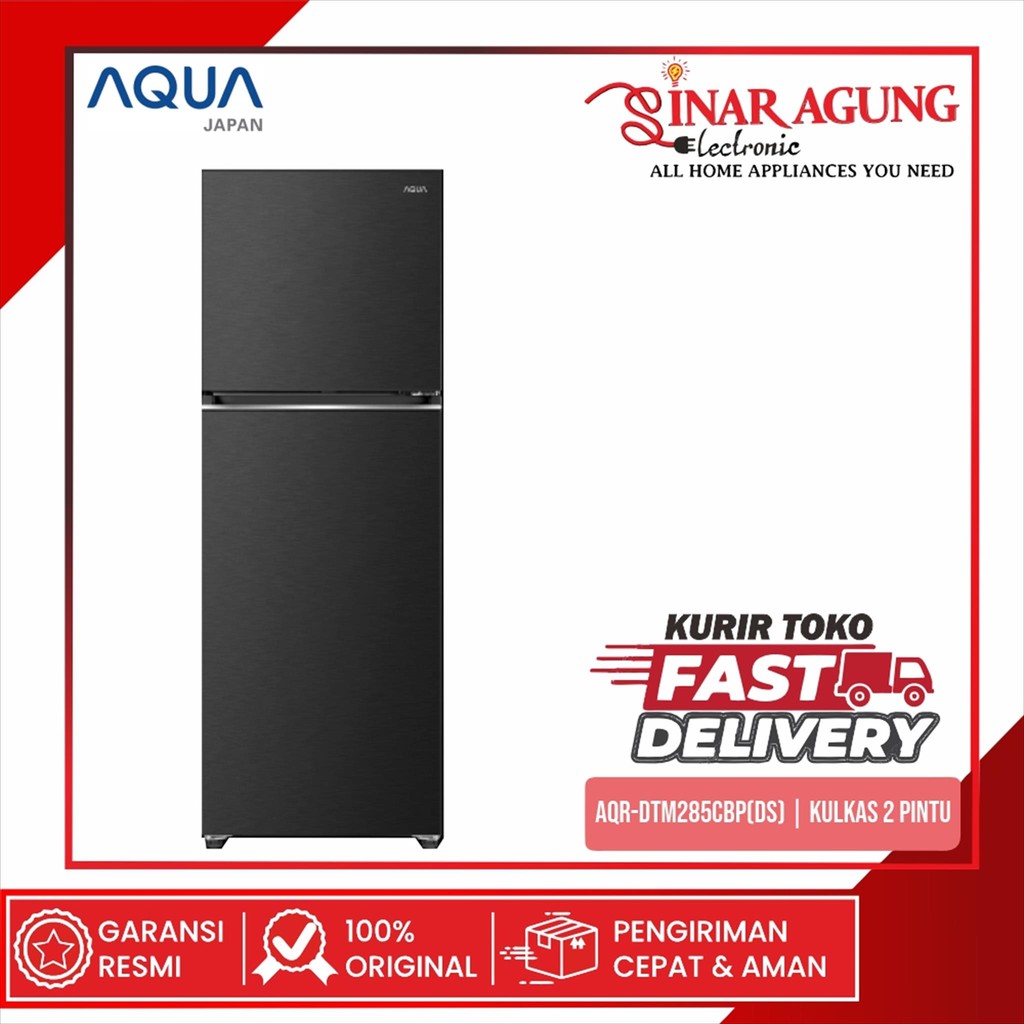 Jual AQUA AQR-DTM285CBP(DS) KULKAS 2 225 L PINTU - GARANSI RESMI | Shopee Indonesia