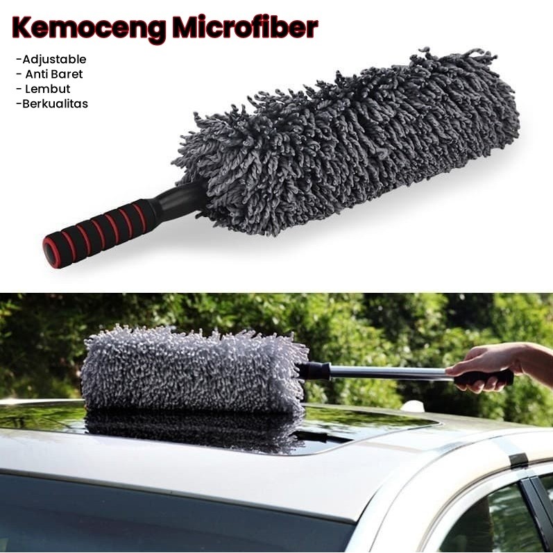 Jual Kemoceng Mobil Premium/ Kemoceng Microfiber Tebal Scalable ...