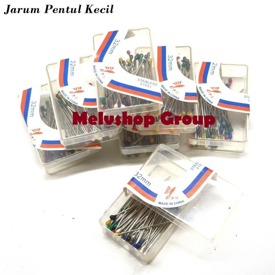 Jual Jarum Pentul Kotak Kecil Jarum Pentul Mini Jarum Hijab Wanita ...