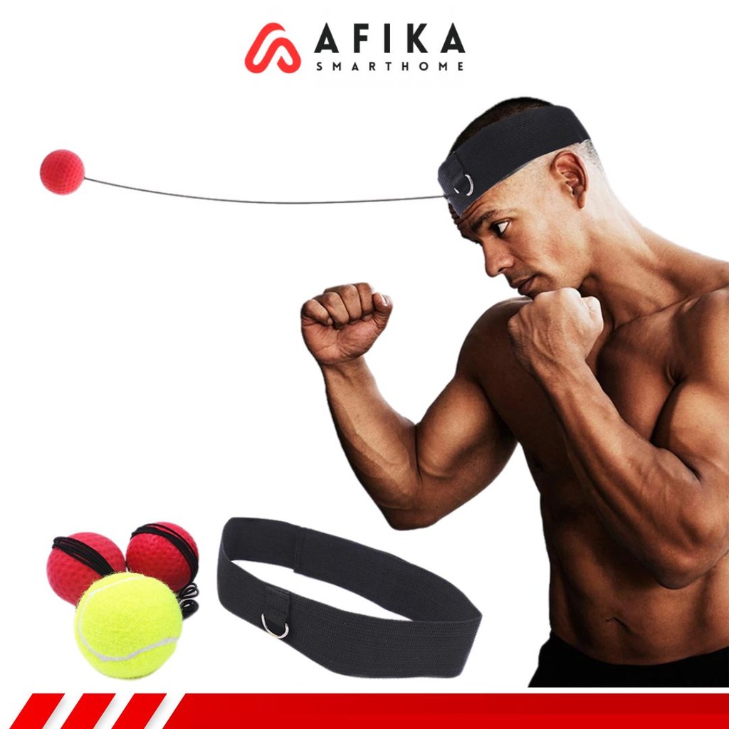 Jual Punching Reflex Ball Samsak Tinju Boxing Speed Training 3 PCS ...