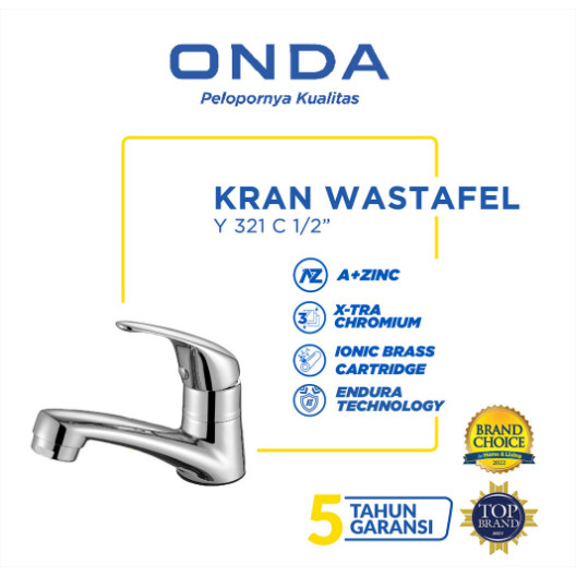 Jual KRAN WASTAFEL CUCI TANGAN STAINLES ONDA Y 321 C | Shopee Indonesia