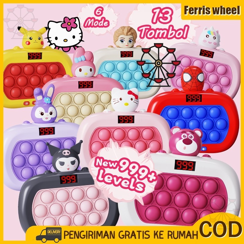 Jual Ferris Wheel Gen 6 13 Tombol Pop It Elektronik Dengan Layar LCD ...