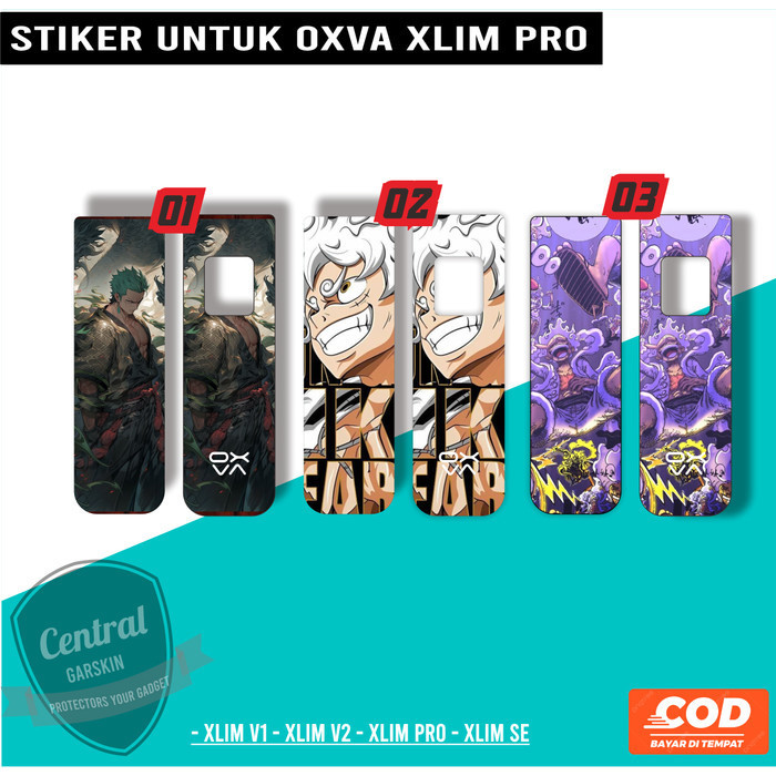 Jual Sticker Garskin Skin OXVA XLIM PRO XLIM 2 SE zoro bisa custom - 01 ...