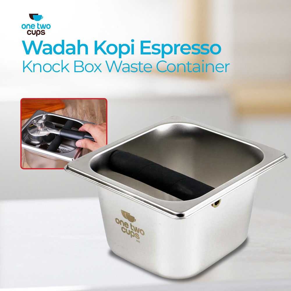 Jual One Two Cups Wadah Tempat Ampas Kopi Espresso Knock Box Container ...