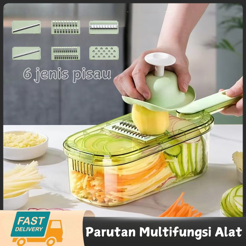 Jual Parutan Multifungsi Alat Pemotong Buah dan Sayuran Parutan Manual ...