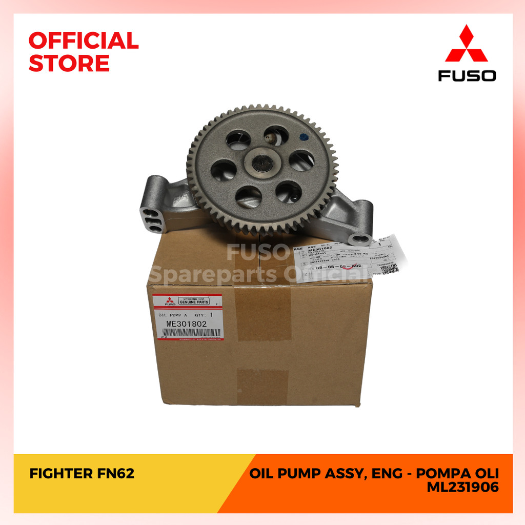 Jual Fuso Oil Pump Assy Pompa Oli Fighter FN62 [ME301802] Mitsubishi ...