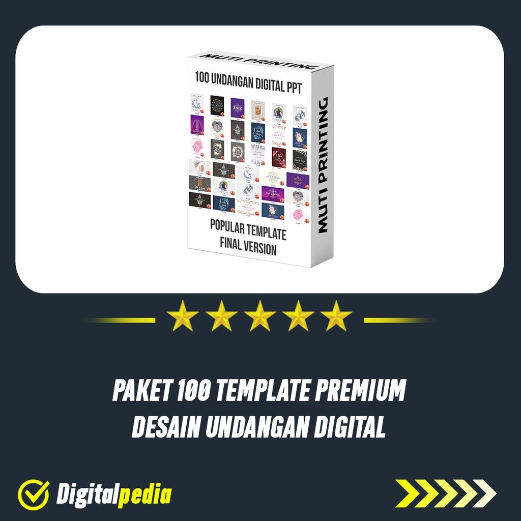 Jual Brikfid.pro Paket 100 Template Premium Desain Undangan Digital ...