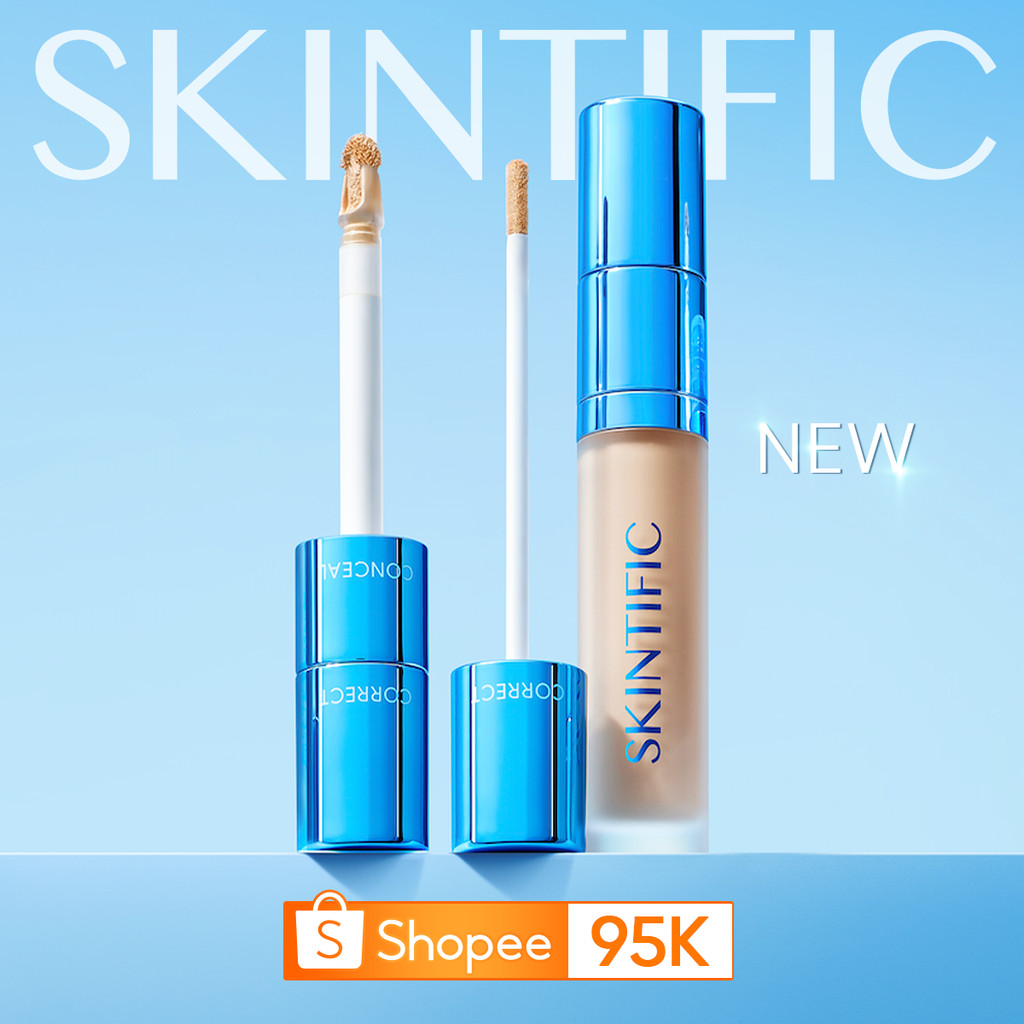 Jual Concealer Skintific Cover Perfect Serum Concealer 5ml Dual Tip ...