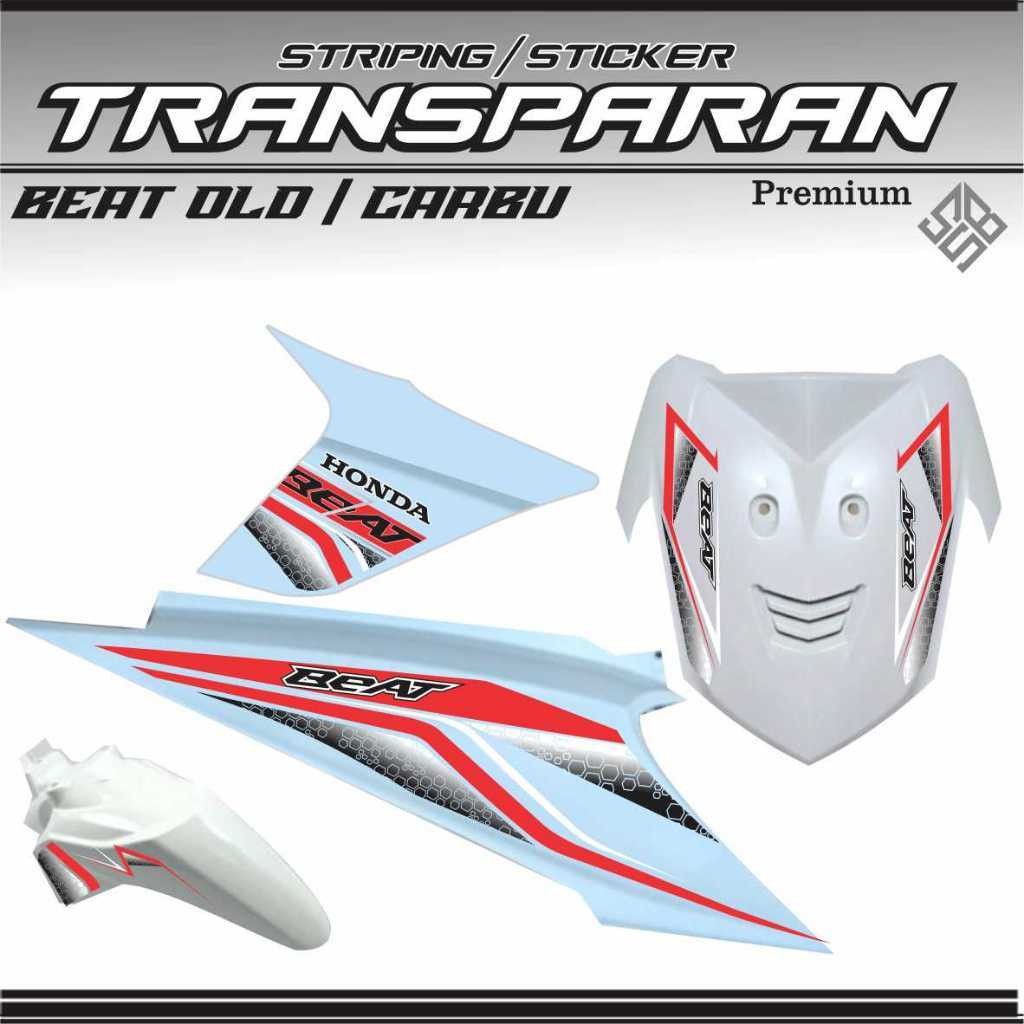 Jual VARIASI / Striping Honda Beat Old Transparan Uv Design Terbaru ...