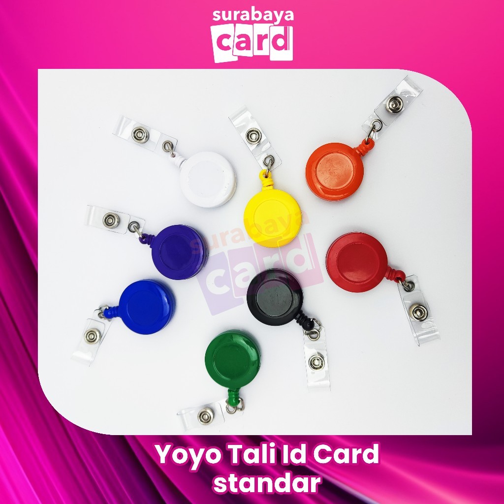 Jual Yoyo Tali Id Card Gantungan ID CARD Hang Tag Name Tag Standard | Shopee Indonesia